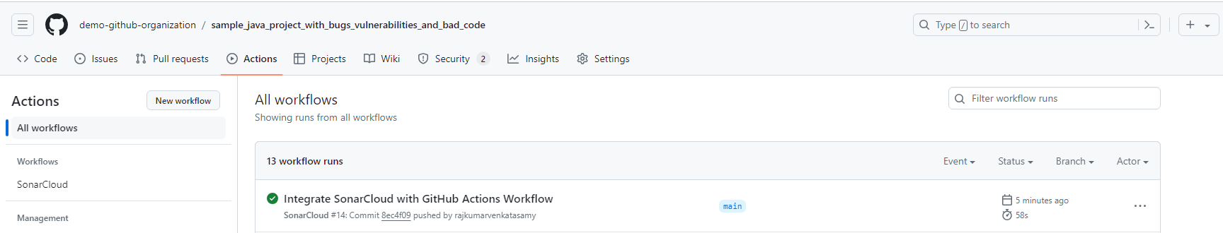 Java Code Static Analysis With SonarCloud : A Step-by-Step Guide | Sonar